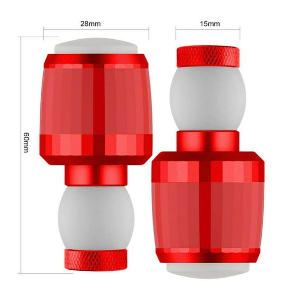 CNKOO 1 Pair Bicycle Handlebar End Light Bike Bar End Safety Light ...