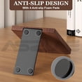 1Pair Book Ends for Heavy Books,Square Bookends Wood Book Ends ...