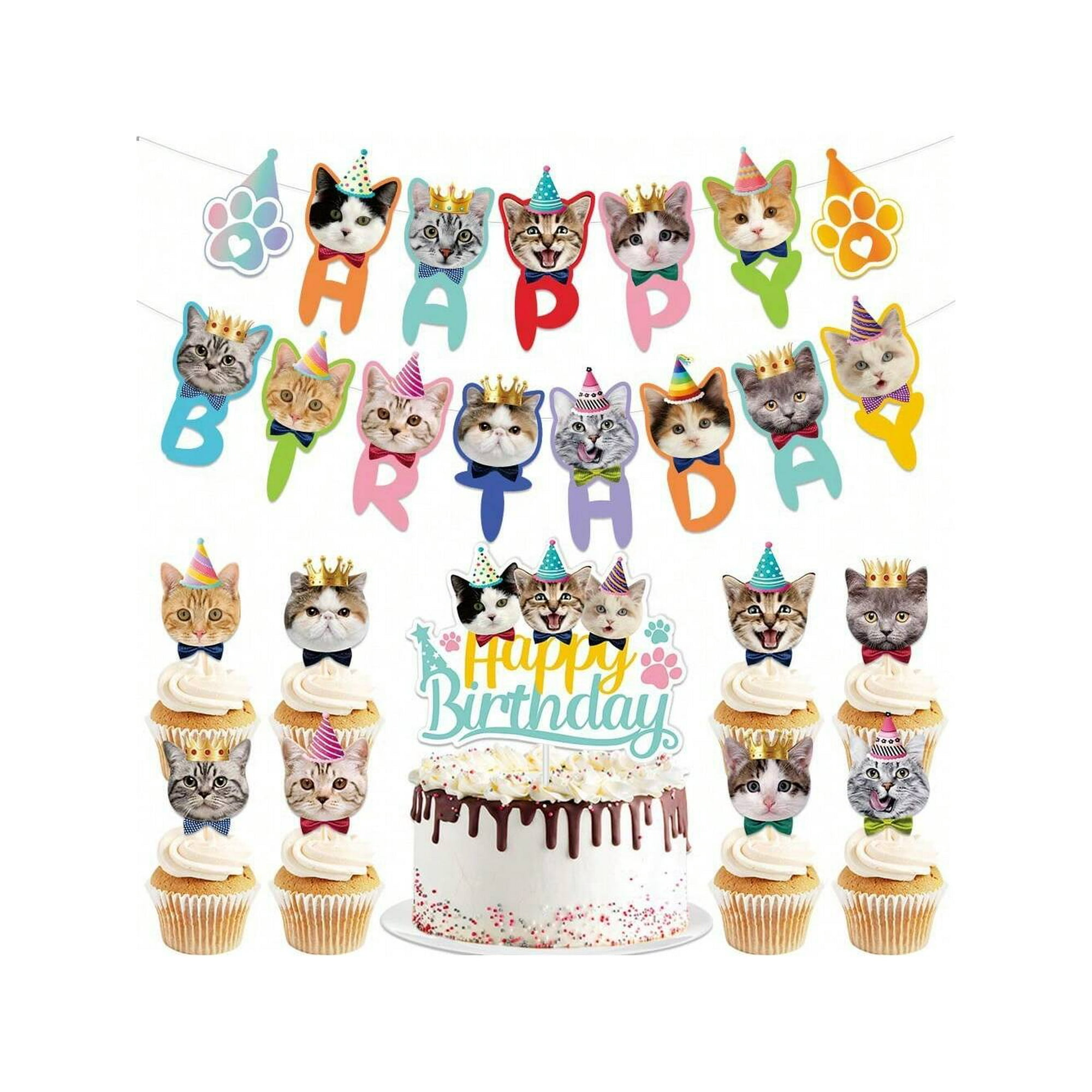Click here for Neunwolken Cat-Themed Birthday Party Decorations:... prices