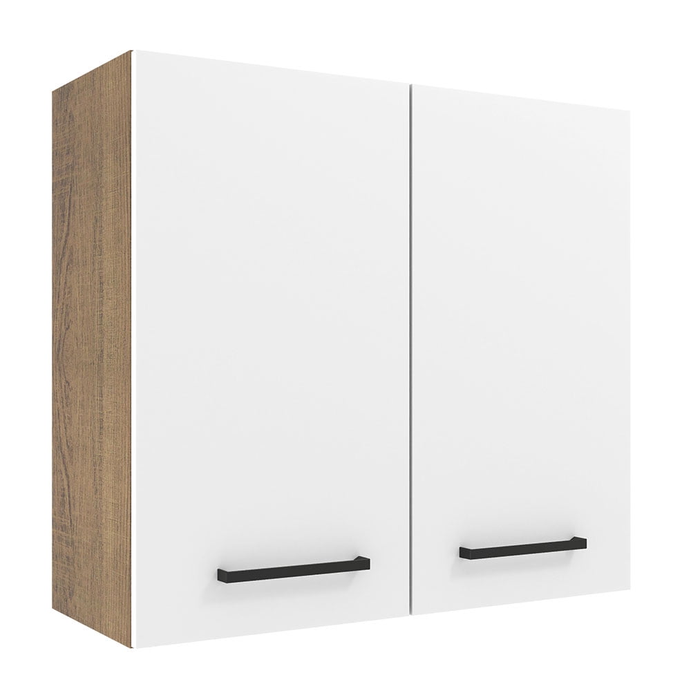 Alacena Madesa Agata 70 cm 2 Puertas Marrón/Blanco | Bodega Aurrera en ...