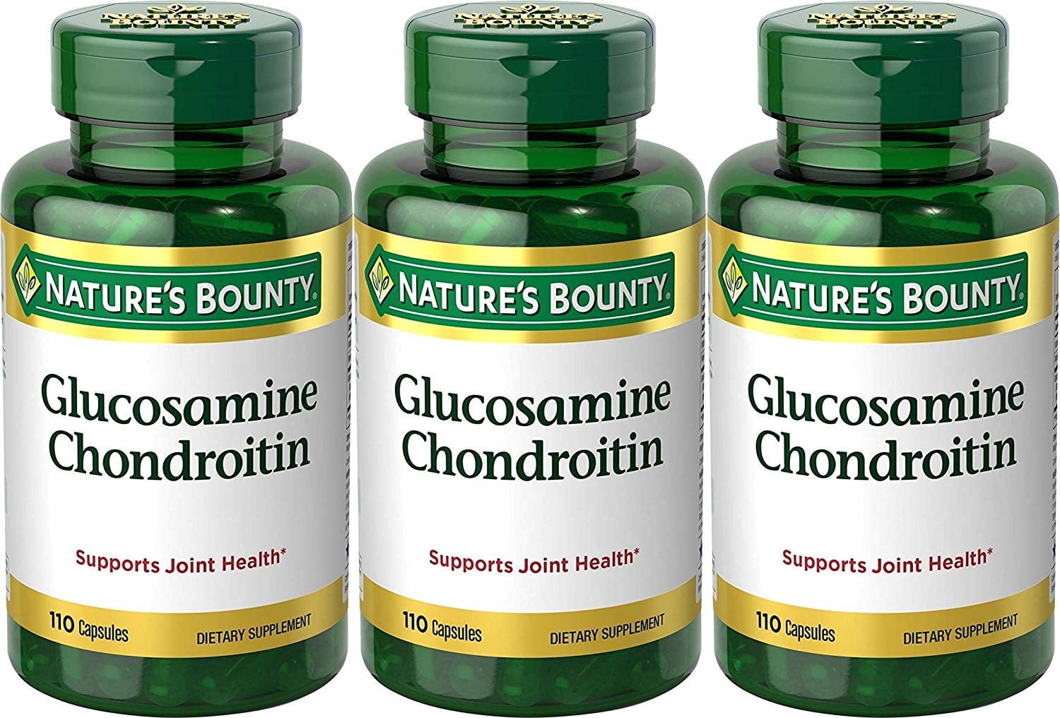Suplemento Nature's Bounty con glucosamina y condroitina 330 cápsulas ...