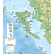 Corinth Greece Map