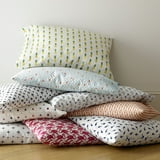 Poppy & Fritz Compass Sheet Set, Twin Size, Cotton Percale, Navy Design ...