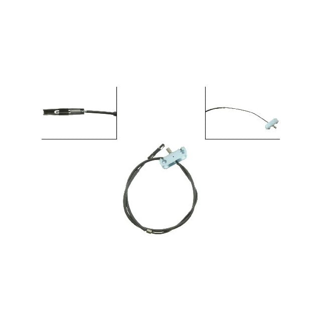 Intermediate Parking Brake Cable - Compatible with 2001 - 2006 Chevy ...
