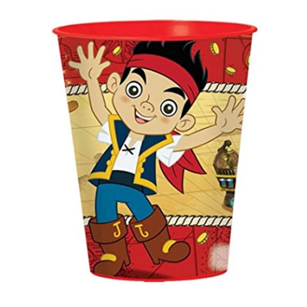 12X Jake and the Neverland Pirates Plastic 16 oz Reusable Keepsake ...