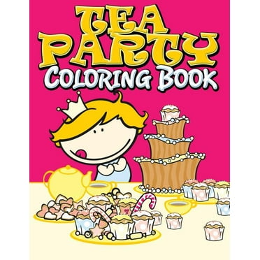 Tea Party Coloring Book (Paperback) - Walmart.com
