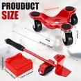 17 Pcs Furniture Moving Dolly Set, 8 Pack 3-Wheel Steel Tri Dolly with ...