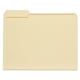Universal File Folders, 1/3 Cut First Position, One-Ply Top Tab, Letter ...