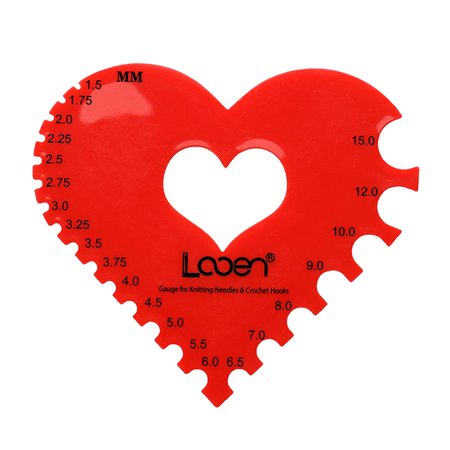 Crochet Gauge MM Sewing Ruler Counter Density Sth Measure Tools ...