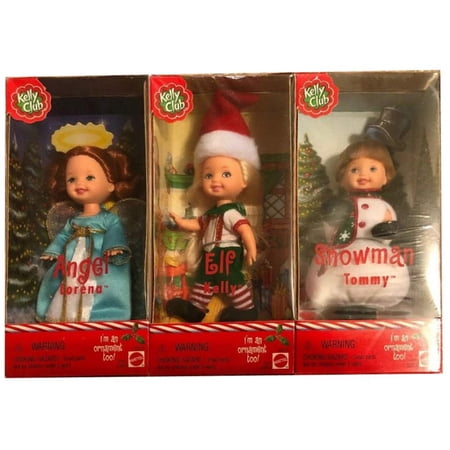 Kelly Club Christmas 3-pack Angel Lorena, Elf Kelly, and Snowman Tommy ...