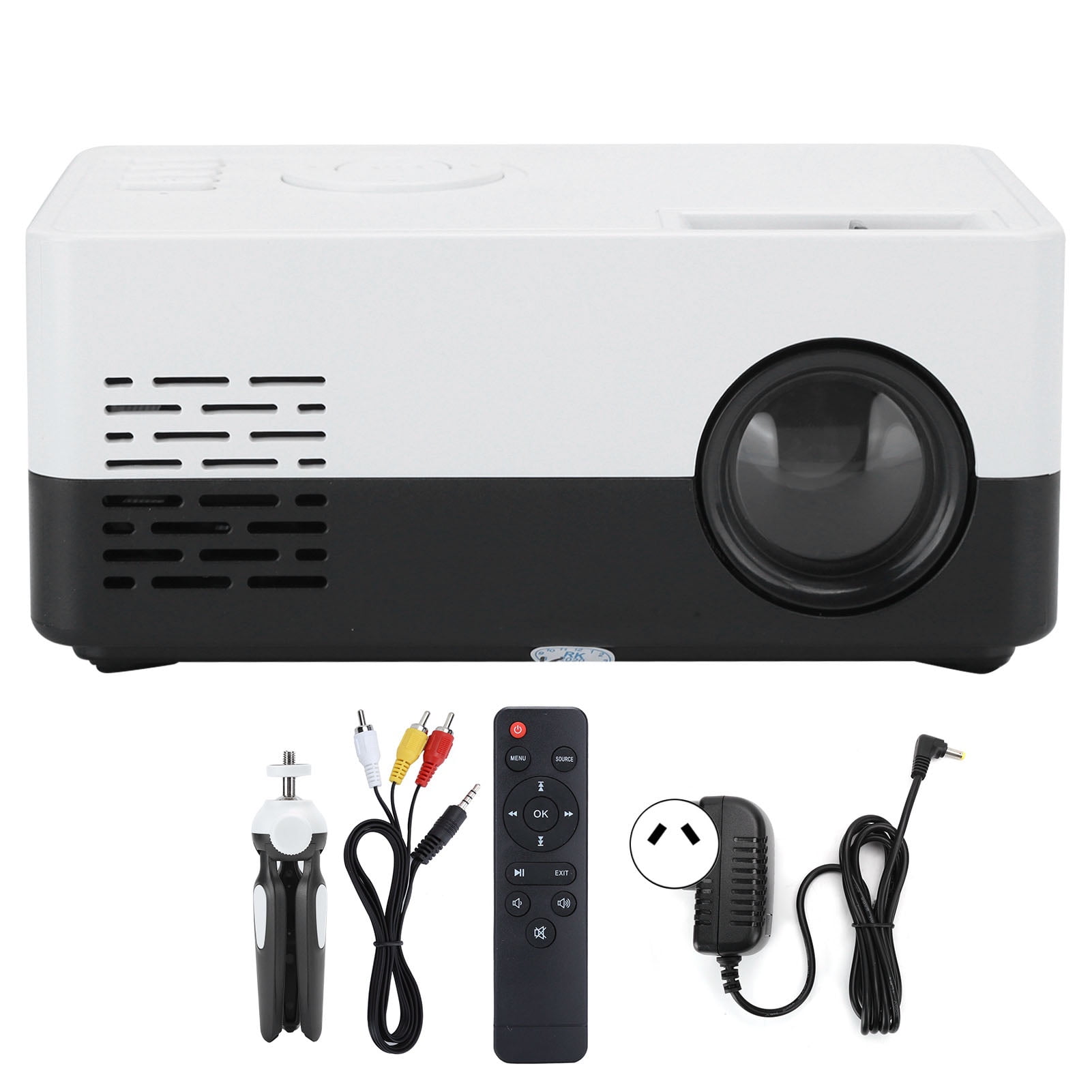 Mini proyector portátil LED para cine en casa, reproductor multimedia ...