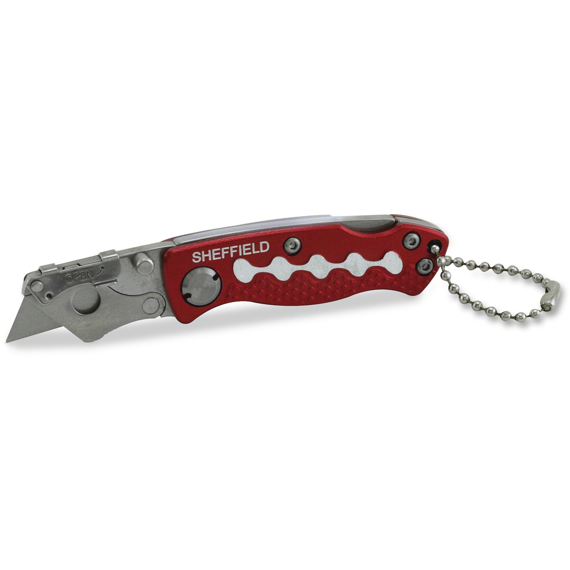 Sheffield Great NeckMini Lockback Utility Knife, Red - Walmart.com ...