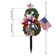 4th of July Decor, 18.9 Inch Artificial Patriotic Topiary Tree, Red ...