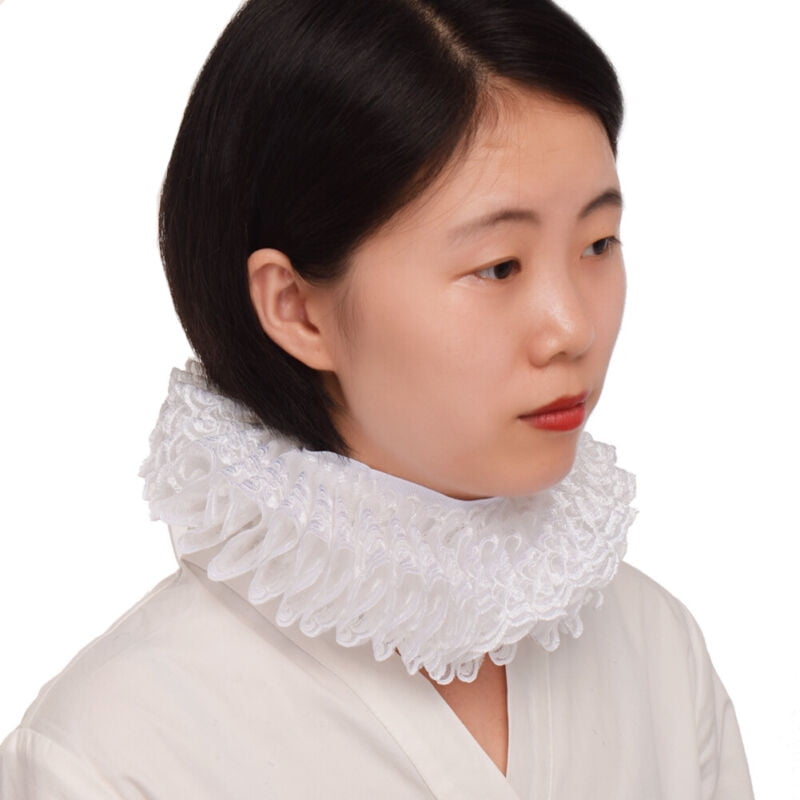 Buy GRACEART Renaissance Elizabethan Neck Ruff Collar Ruffled Collar ...