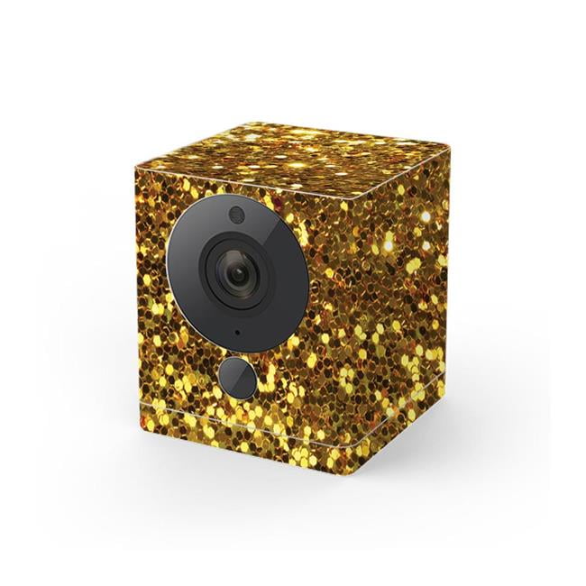 MightySkins WYCAM-Gold Dazzle Skin Decal Wrap for Wyze Cam V2 Sticker ...