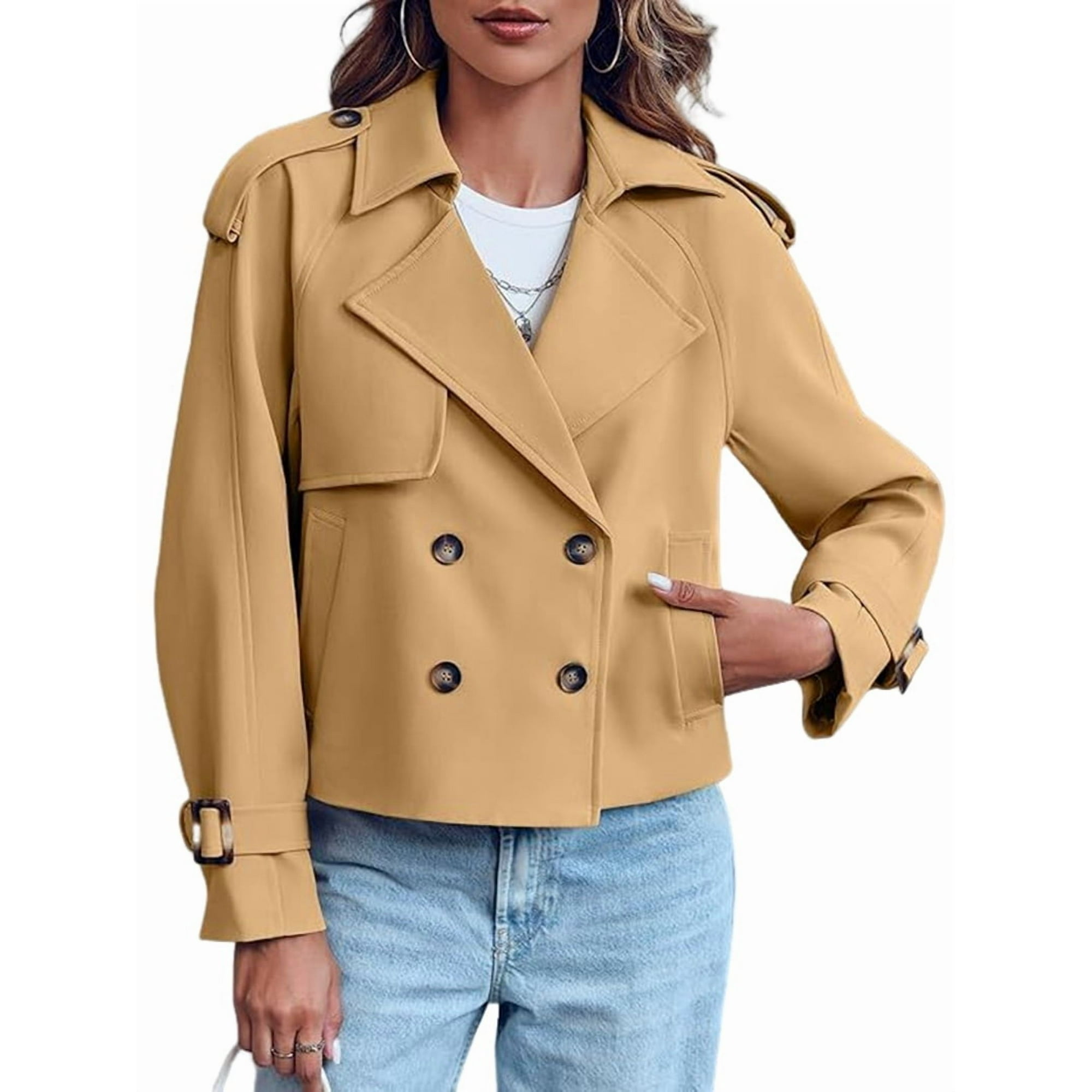 Click here for Unbranded Women Long Sleeve Double Breasted Notche... prices