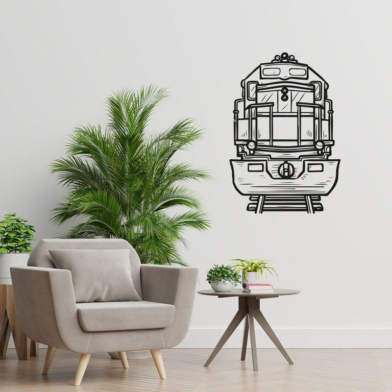 Modern Train Silhouette