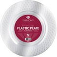 Prestee 7.5 Inch Transparent Crystal Clear Plastic Plates - 72 Pack ...