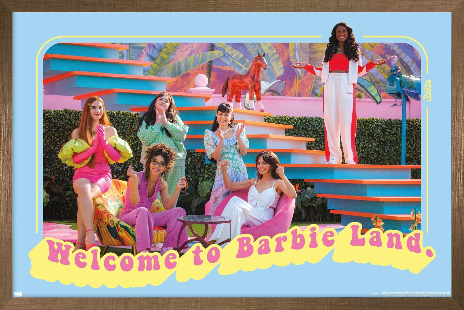 Mattel Barbie: The Movie - Welcome To Barbie Land Wall Poster, 22.375 ...