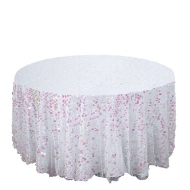 BalsaCircle 90" x 156" Big Payette Sequin Tablecloth Gold - Walmart.com