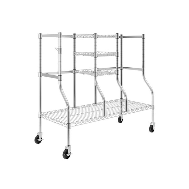 MonsterRax Standard Golf Storage Rack for 2 Large Golf Bags and Golf ...