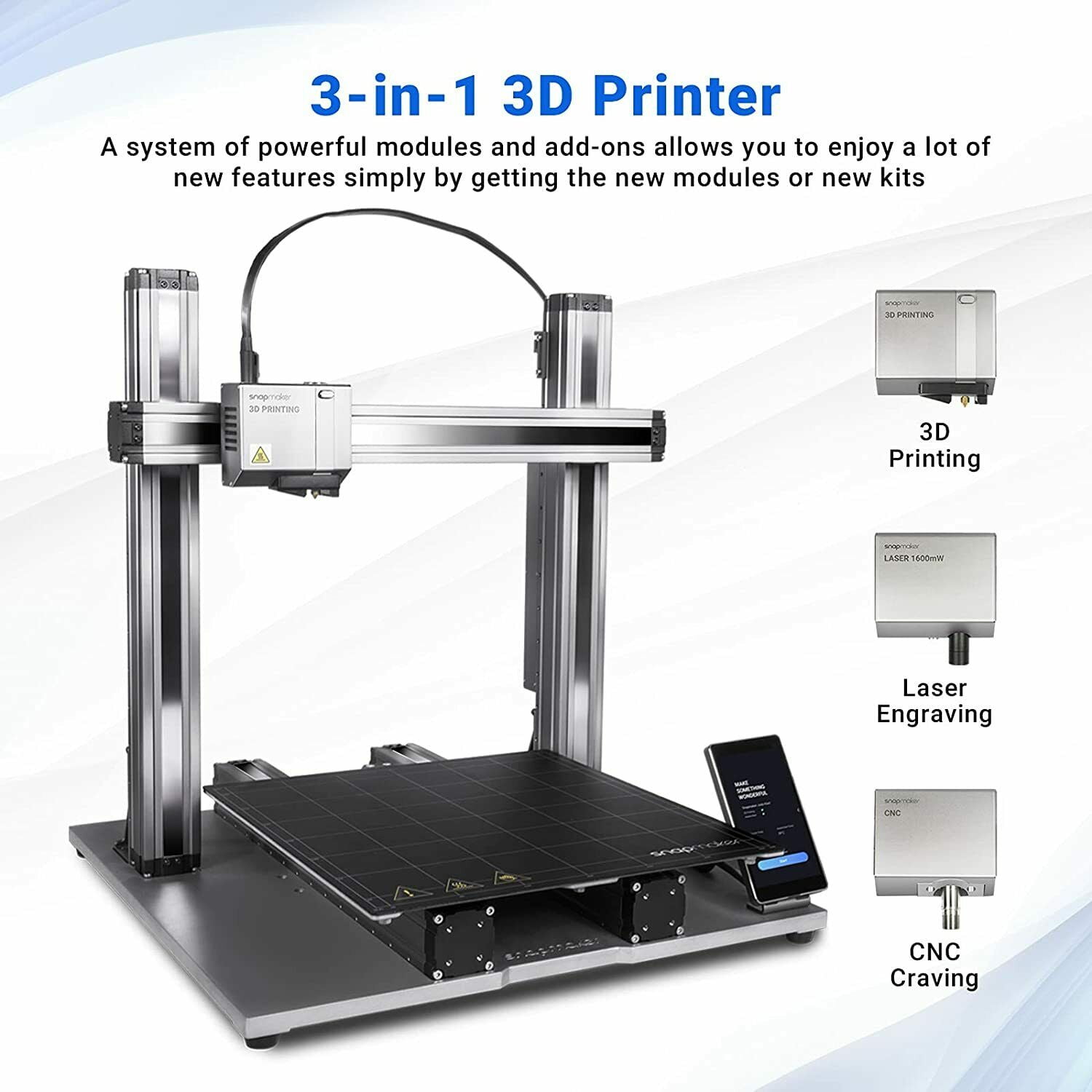 Snapmaker A350 2.0: Modular 3D Printer with Laser - Nepal | Ubuy
