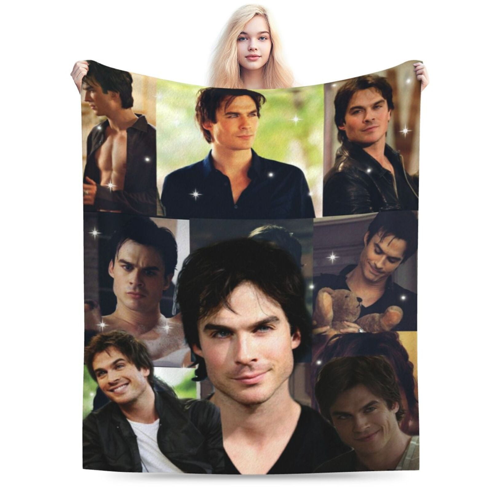 Click here for Blingdills Soft Flannel Fleece Blanket Damon Salva... prices