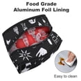 8.3×9.8in Insulated Lunch Bag Leak-Proof And Easy To Clean Zipper ...