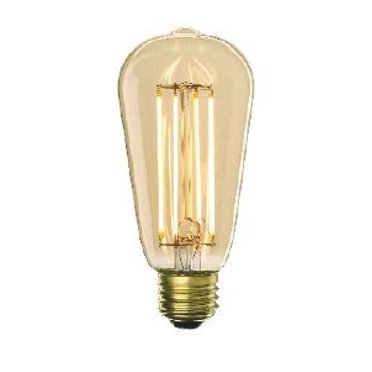 Bulbrite LED Globe Filament Light Bulb, Antique, 40WE, 1 Ct - Walmart.com