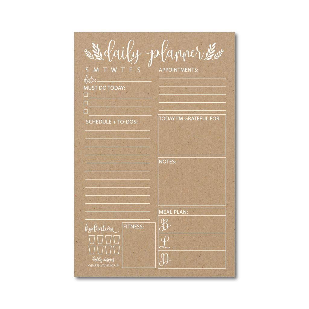 Rustic Undated Daily Task Planner To Do List Pad School Family Life Work Personal Productivity Rustic Undated Daily Task Planner To Do List Pad School Family Life Work Personal Productivity
