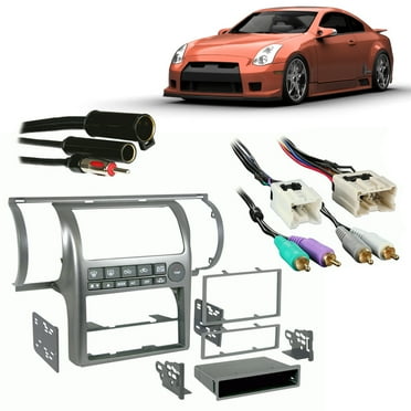 Fits Infiniti G35 2007-2008 Single or Double DIN Stereo Radio Install ...
