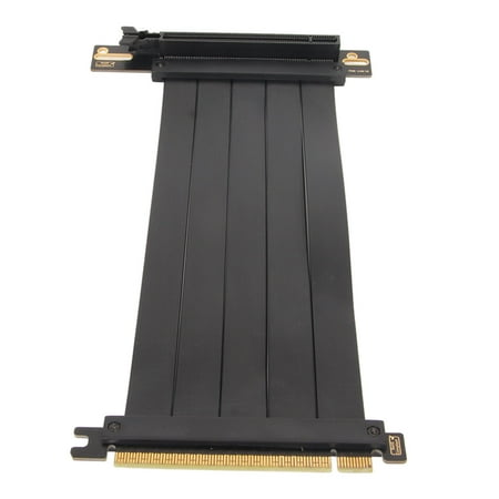 PCIE 4.0 X16 Riser Cable High Speed Flexible Extender Card Extension ...