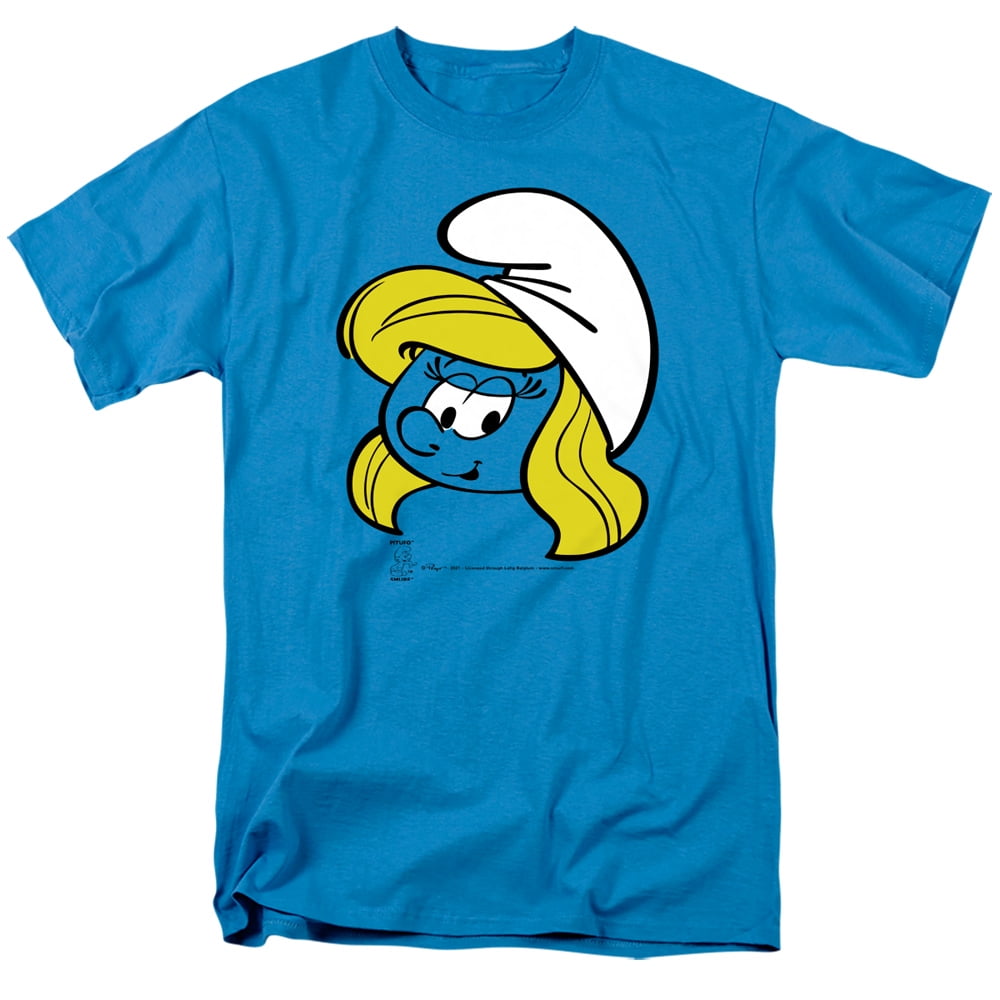 Smurfs Smurfette Head Unisex Adult T Shirt - Walmart.com