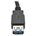 Tripp Lite USB 3.0 SuperSpeed Type-A Extension Cable (M/F), Black, 6 in ...