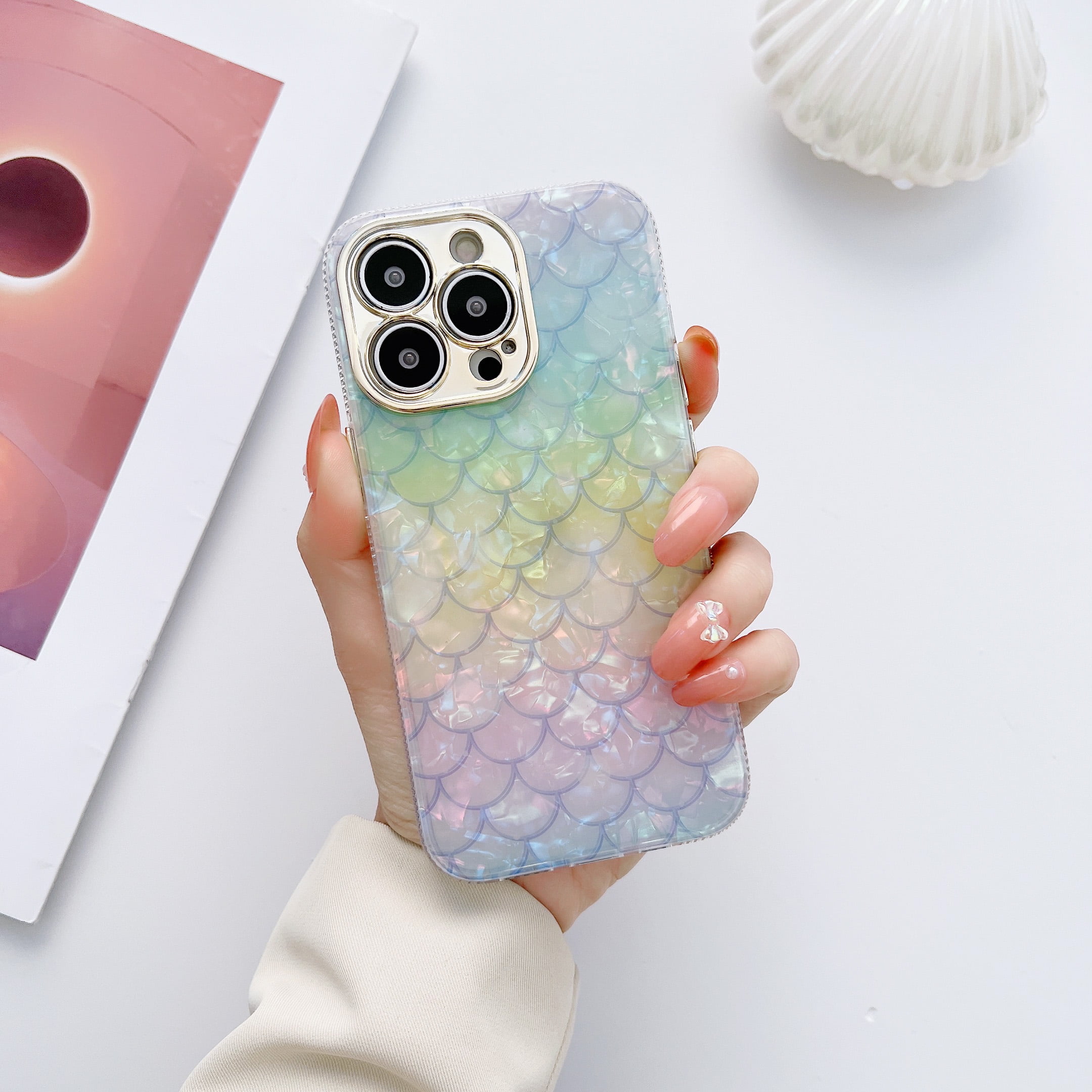 TECH CIRCLE Case for iPhone 13 Pro Max Cute Girly Women Luxury Stylish ...