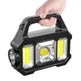 Bright 250LM Solar LED Flashlights With COBs Light And Adjustable Mode ...