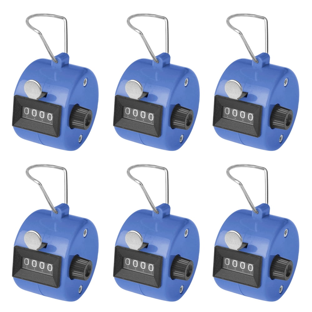 Toptie 6 PCS Handheld Tally Counters, 4-Digit Mechanical Hand Counter ...