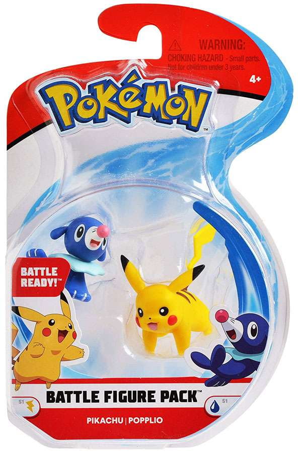 Pokémon Battle Figure Pikachu & Popplio Mini Figure, 2 Pack - Walmart.com