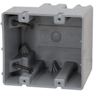 Madison Electric 57 cu. in. 3 Gang Electrical Box, Gray - Walmart.com