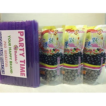 NineChef Bundle - WuFuYuan Tapioca Pearl Gluten Free for Gourmet Boba Bubble Tea 250g/8.8 oz ...