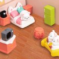 40 Pcs Dollhouse Flooring Models Mini Wooden Floor Boards Miniature ...