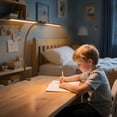 DAYBETTER LED Clip-On Desk Lamp, 12W, Dimmable Light, Flexible ...