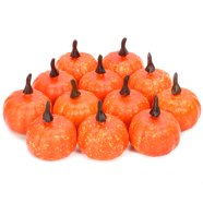 8 Inch Large Artificial Pumpkins Halloween Decor DIY White Foam ...