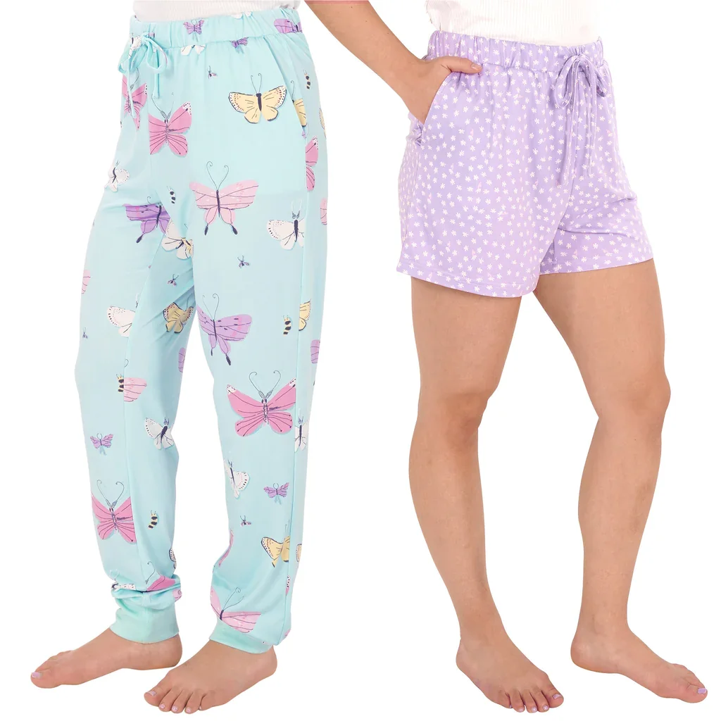 Click here for Munki Munki Pajamas Girls And Womans 2-Piece Pajam... prices