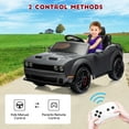Juiluna 12V Ride on Car, Licensed Dodge Challenger Kids' Electric Car ...