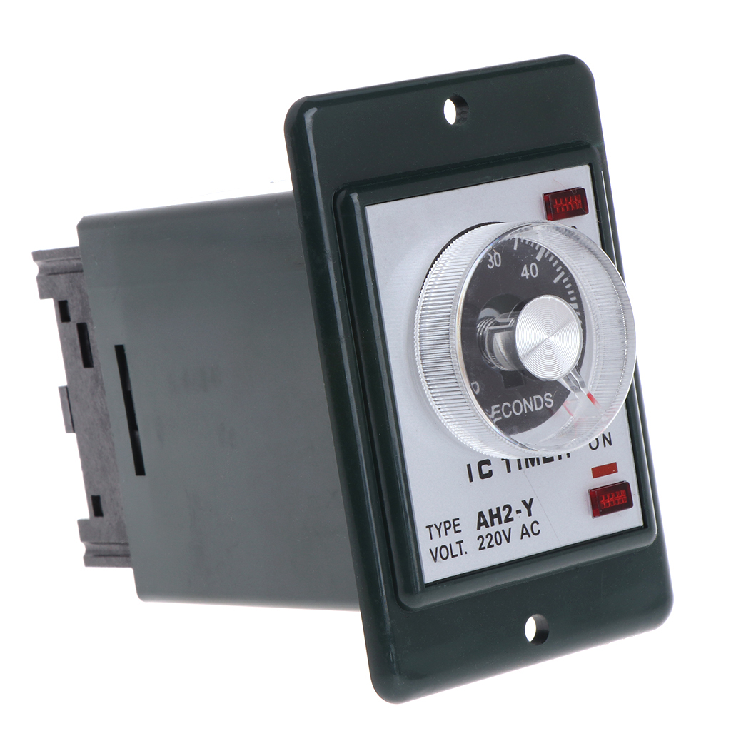 Time Relay Delay Timer To 30minute Second With Base Ac 220v 8pin Metal