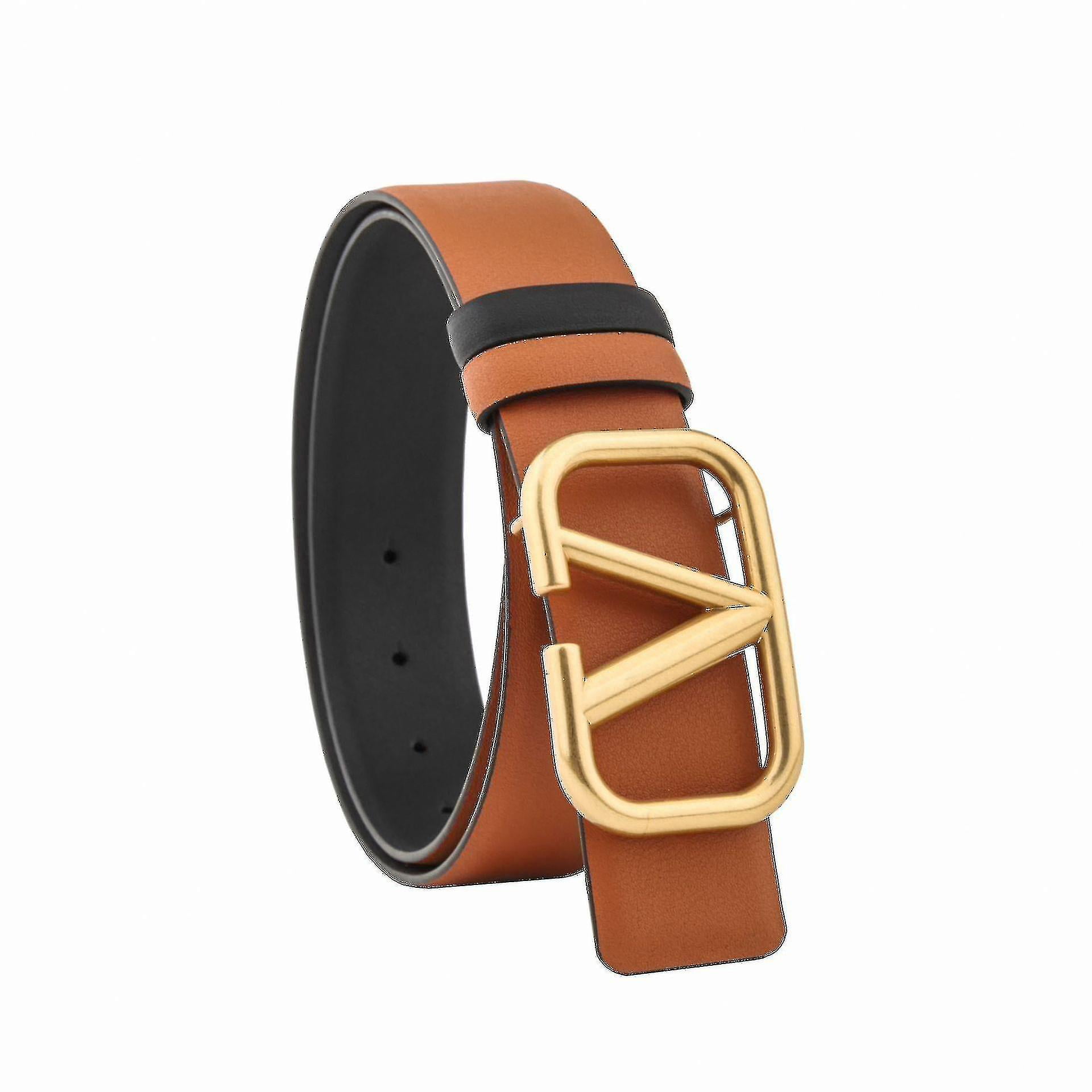 Click here for Junzhexiangsheng Womens Belt  V Belt Brown prices