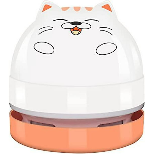 Mini aspiradora de escritorio CHAO de dibujos animados lindos USB Blanco naranja | Bodega ...