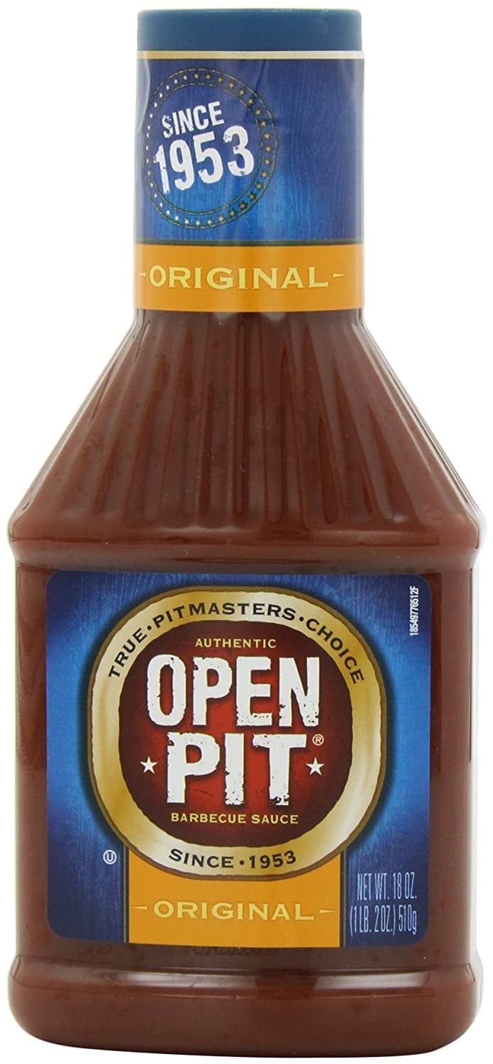 Open Pit Barbecue Sauce, Original, 18 Ounce (Pack of 6) - Walmart.com