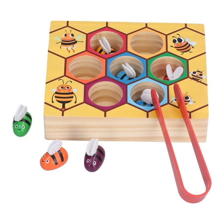 Fine Motor Skill Toy, Early Educational Game Toy Bee Matching Game For ...